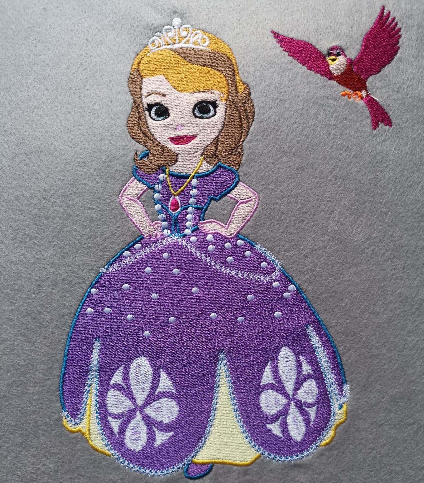 Princess Machine Embroidery Design Pattern 3 Sizes - Etsy