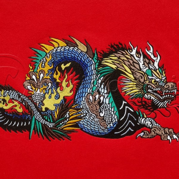 Dragon Hand Embroidery Pattern - Etsy