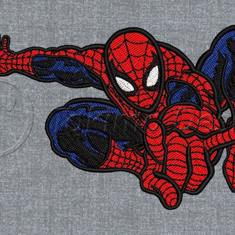 Spiderman Embroidery - Etsy