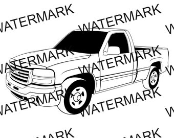 Gmc Sierra Svg - Etsy