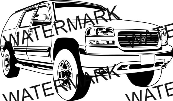 GMC Denali Truck SVG - Etsy