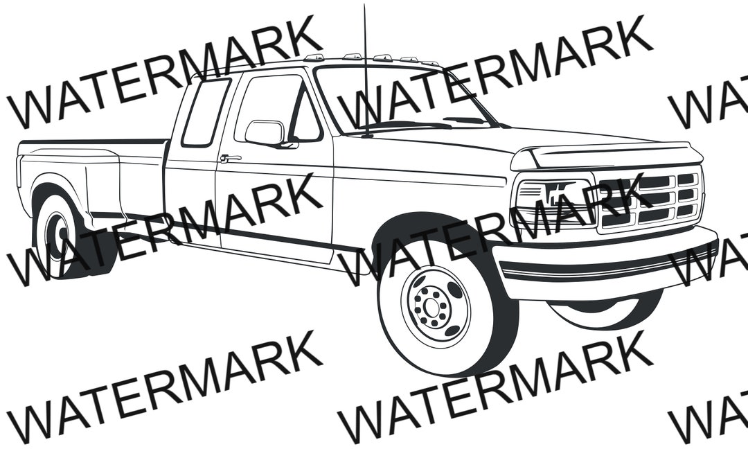 Longbed Pickup Truck SVG - Etsy