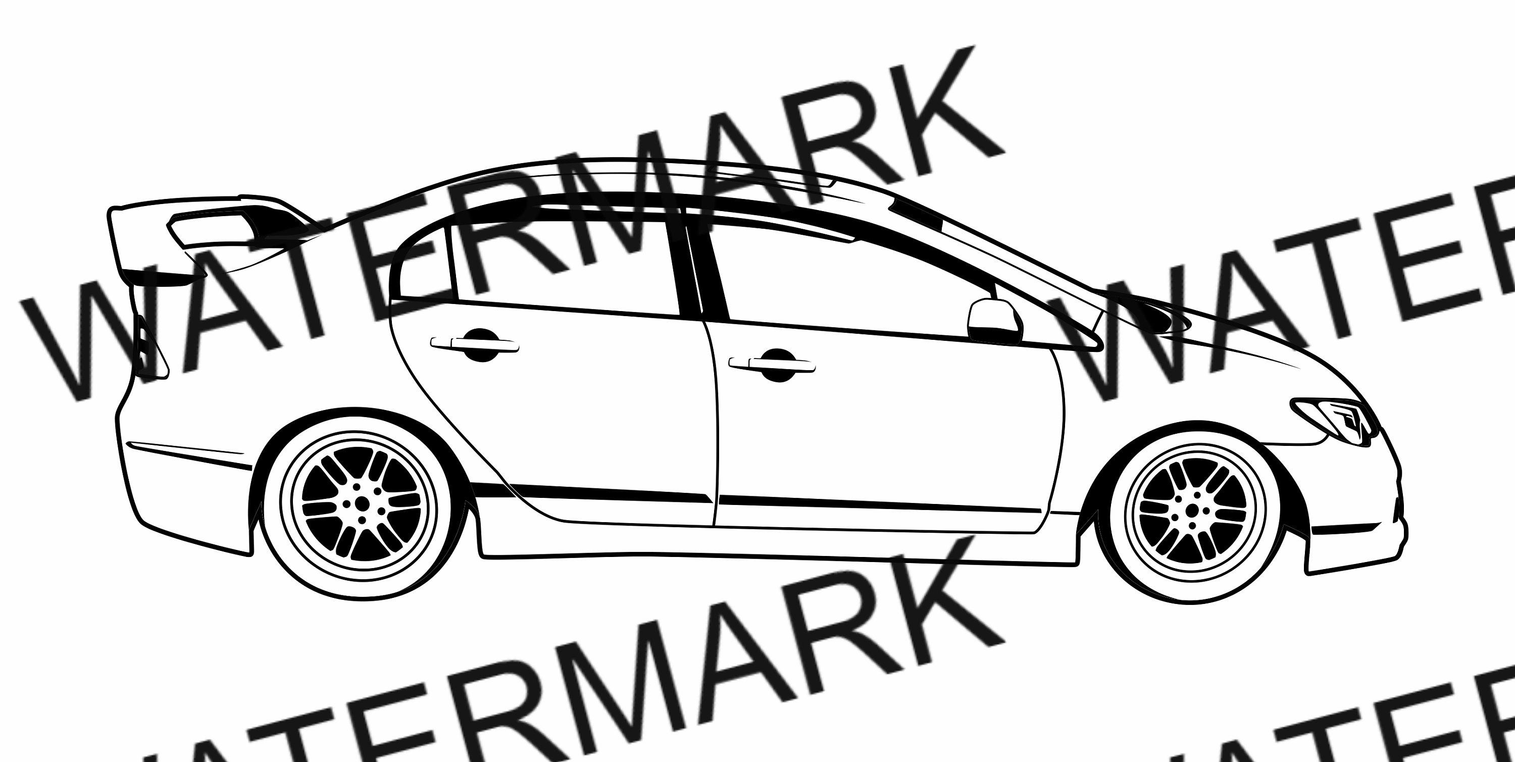 Honda Civic Car SVG - Etsy