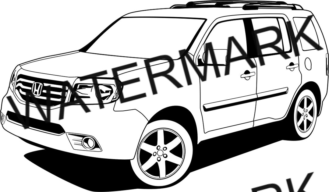 Honda Pilot SVG - Etsy