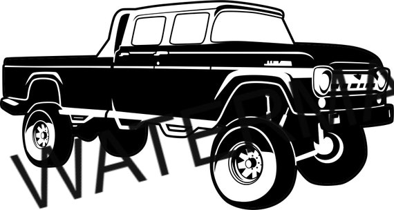 Ford F350 Pickup SVG | Etsy