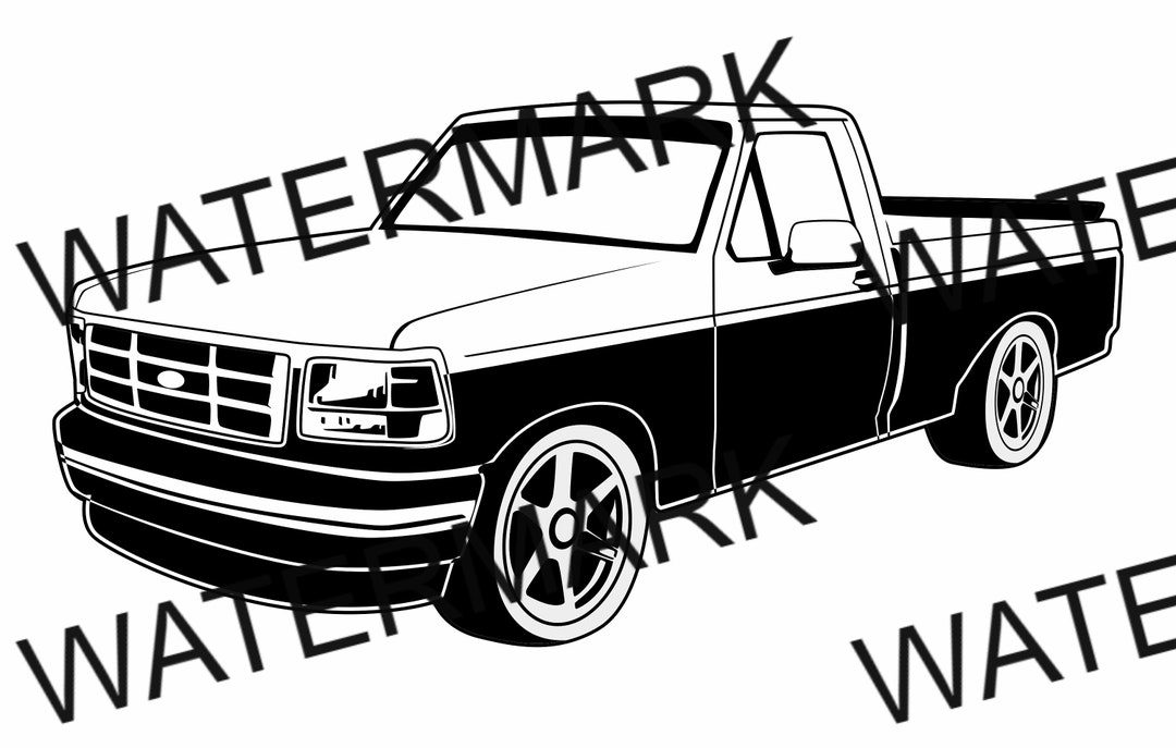 90's Ford Pickup Truck SVG - Etsy