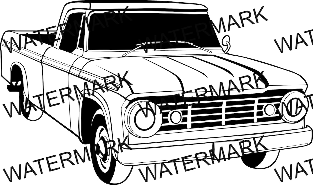 Ford Pickup SVG - Etsy