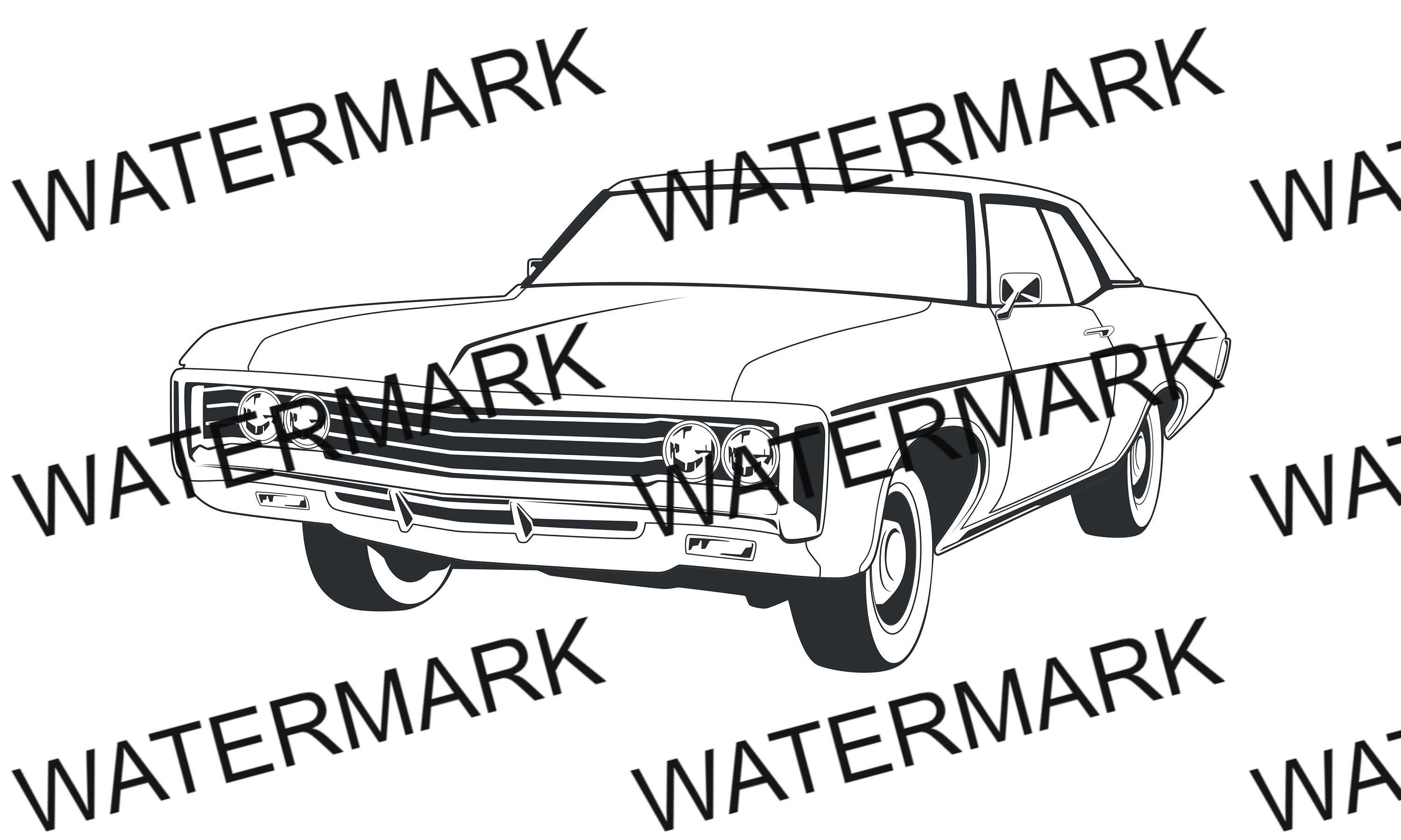 Chevy Impala SVG - Etsy