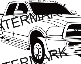 Dodge Dually Svg - Etsy Canada