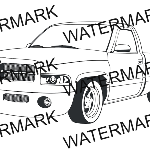 Ram Truck Svg - Etsy