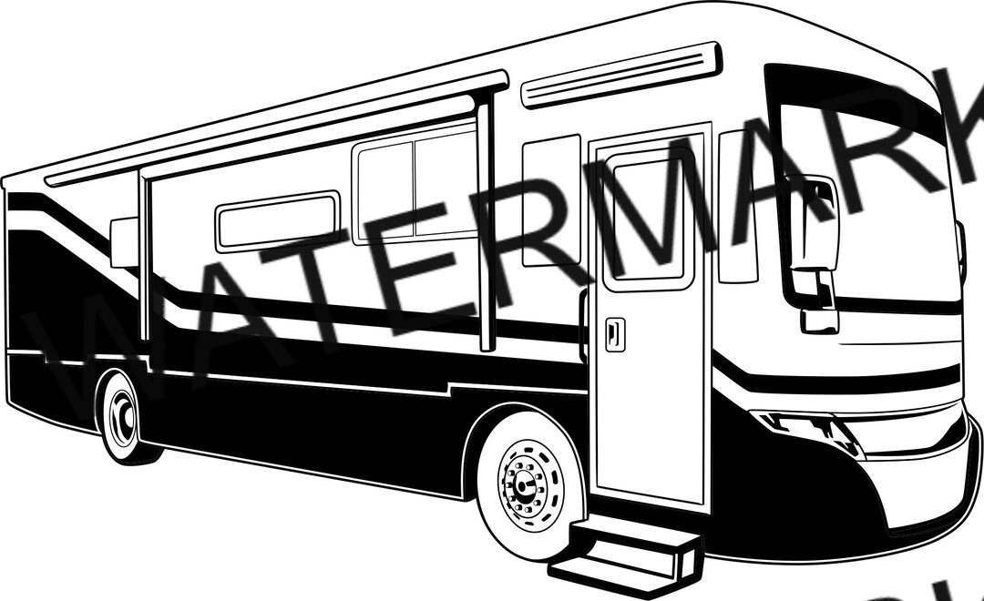 RV Bus SVG - Etsy