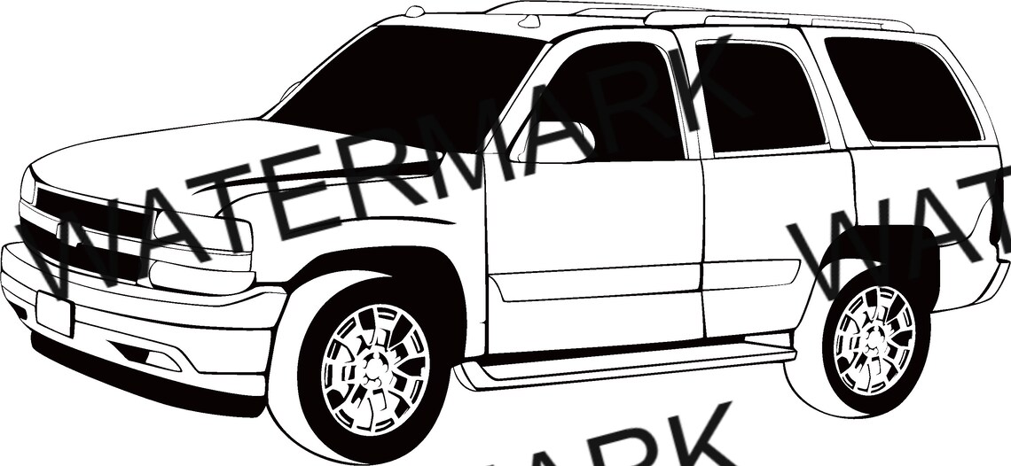 Chevy Tahoe SVG - Etsy