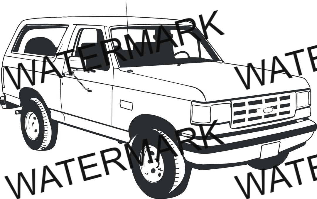 Classic Ford SUV SVG - Etsy