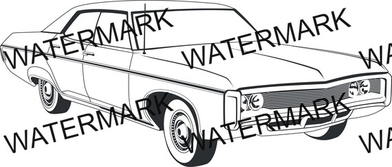 Chevy Impala SVG - Etsy