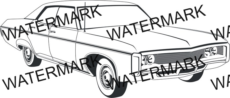 Chevy Impala SVG - Etsy