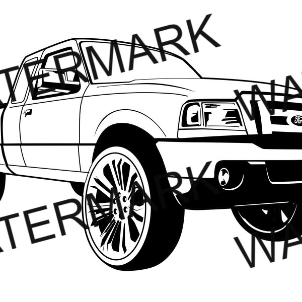 Ford Ranger Svg - Etsy