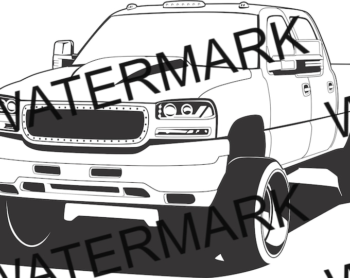 Chevy Utility Truck SVG - Etsy Canada