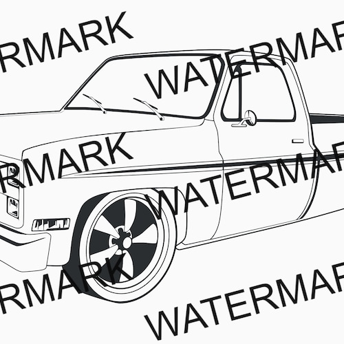Slammed Chevy Truck SVG - Etsy Australia