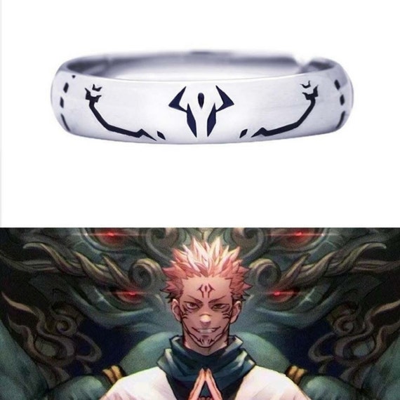 Sukuna Facial Marks Ring Jujutsu Kaisen Cosplay Thumb Ring - Etsy