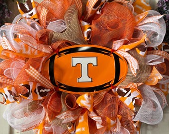 Tennessee Sports Fans Are Big Orange Gems! Love My Vols Wreath for ...