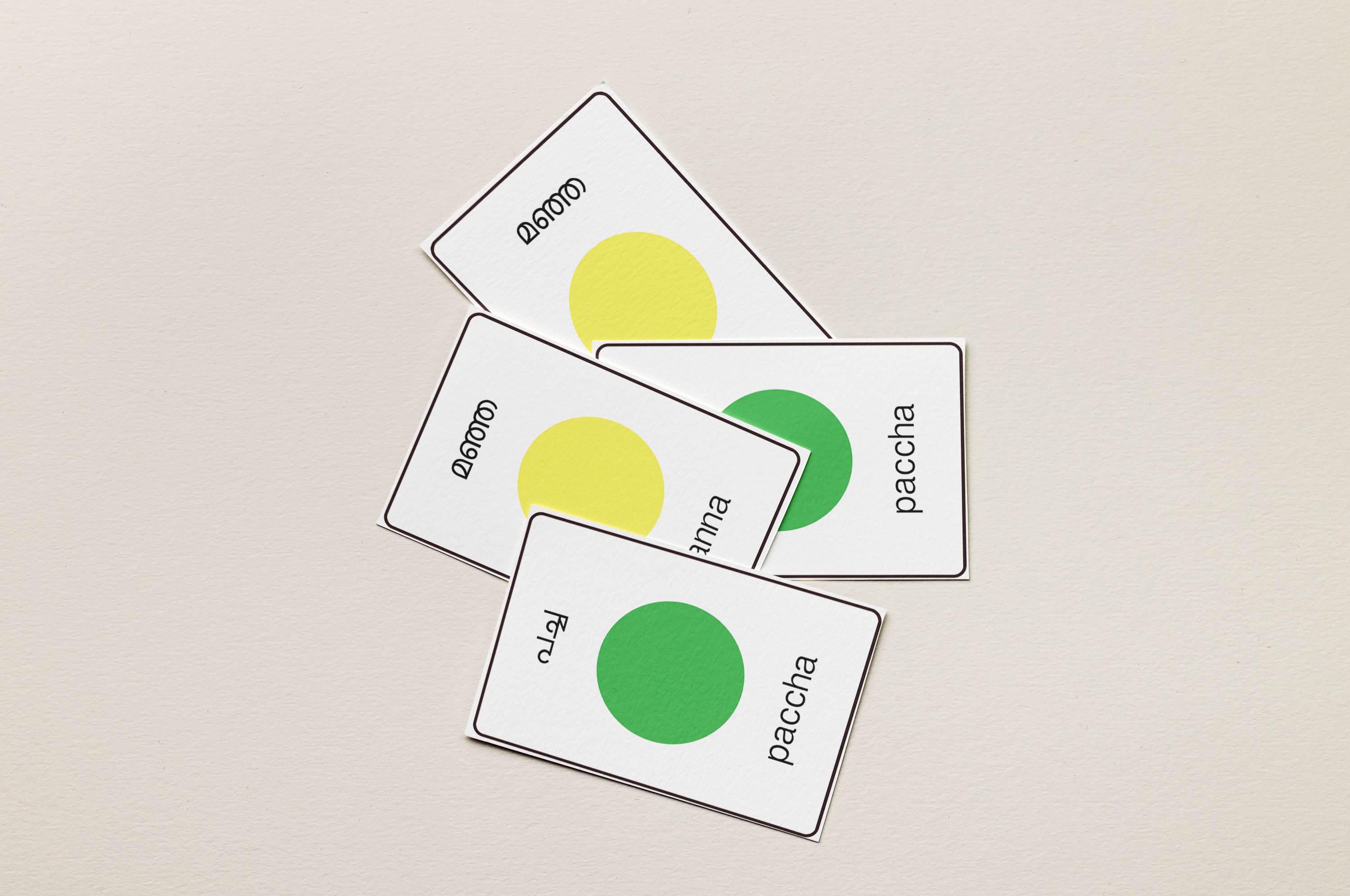 Malayalam Flash Cards and Matching Pairs Game - Colours - Etsy