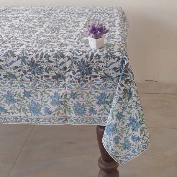 Block Print Tablecloth - Etsy