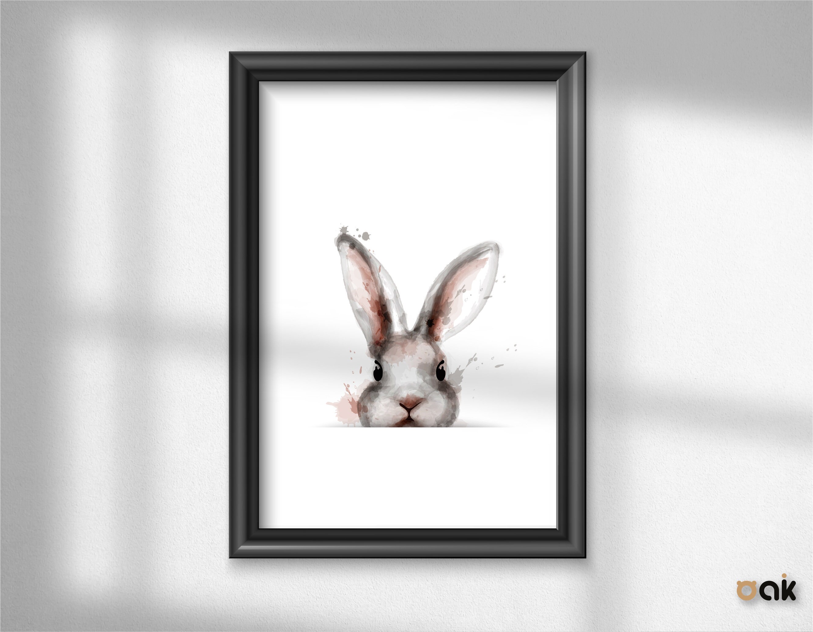 Forest Animals | Posters Set of 3 | Rabbit | Bear | Lynx | Bonus ...