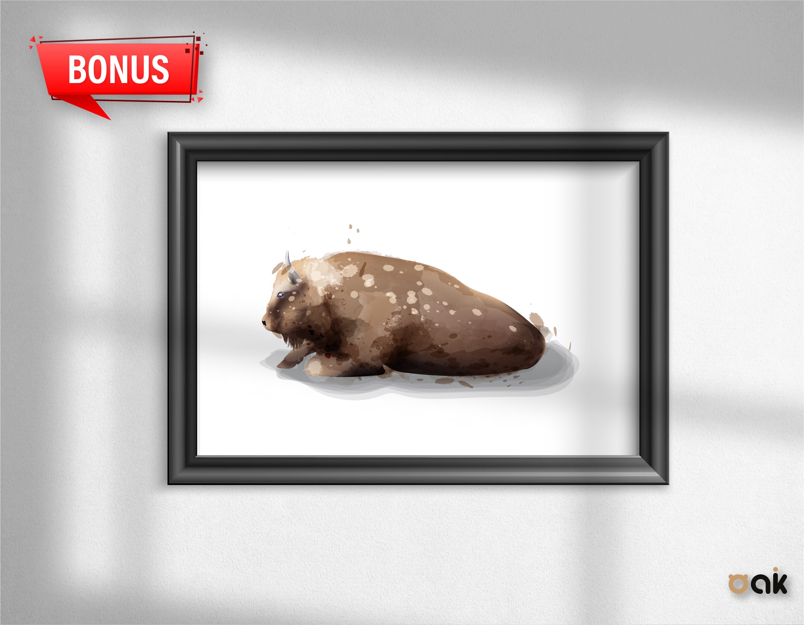 Forest Animals | Posters Set of 3 | Rabbit | Bear | Lynx | Bonus ...