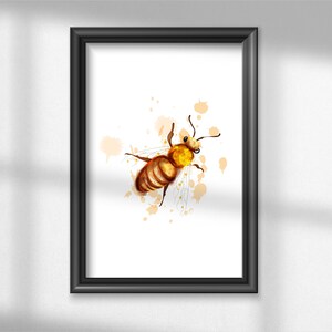 Watercolor Bugs | Posters Set of 4 | Ladybird | Butterfly | Dragonfly ...