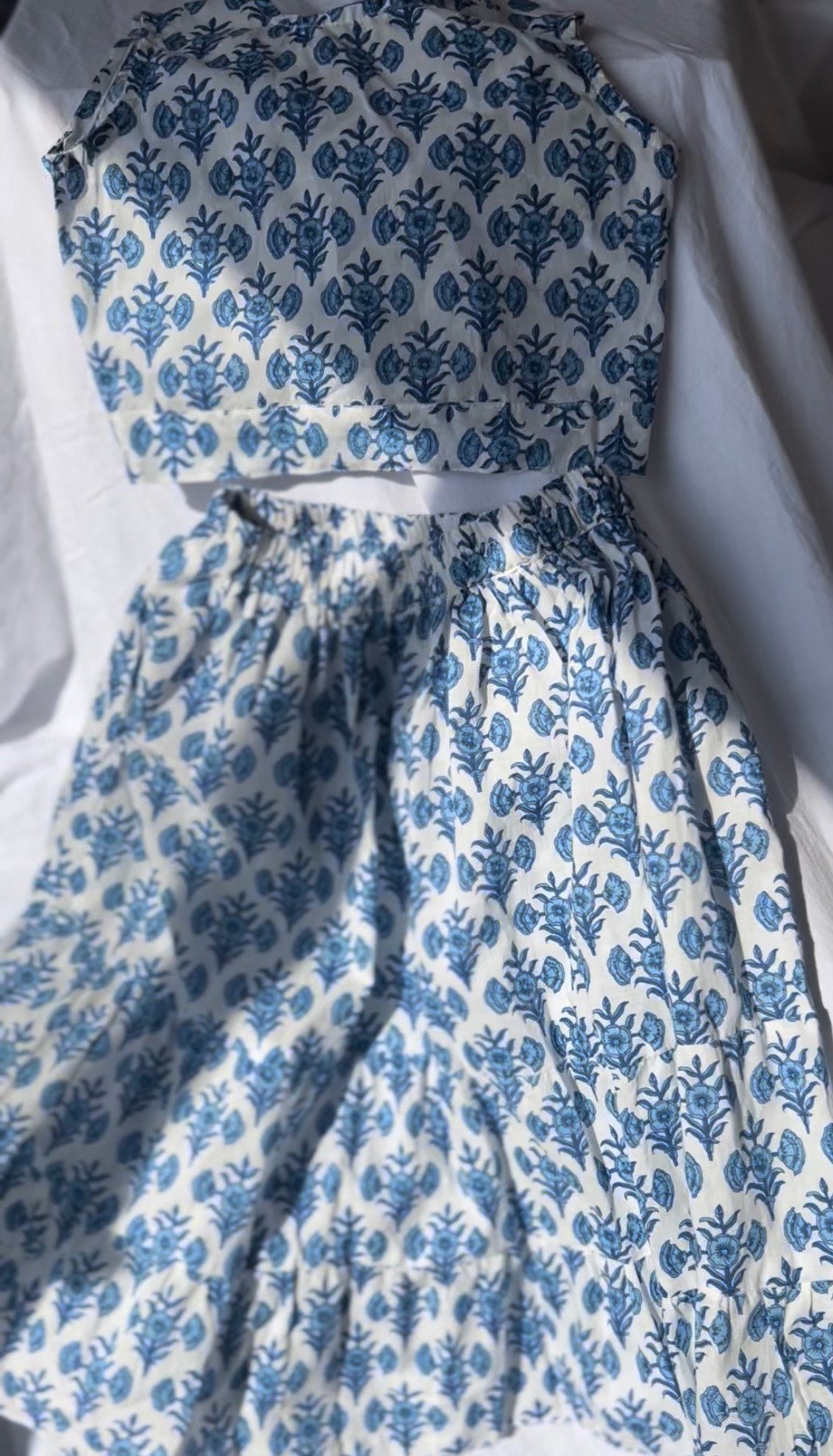 Skirt and Open Back Top Set - Etsy Australia