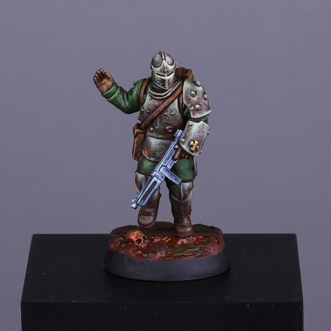Hand-painted Combat Engineer From New Antioch ,trench Crusade Miniature ...