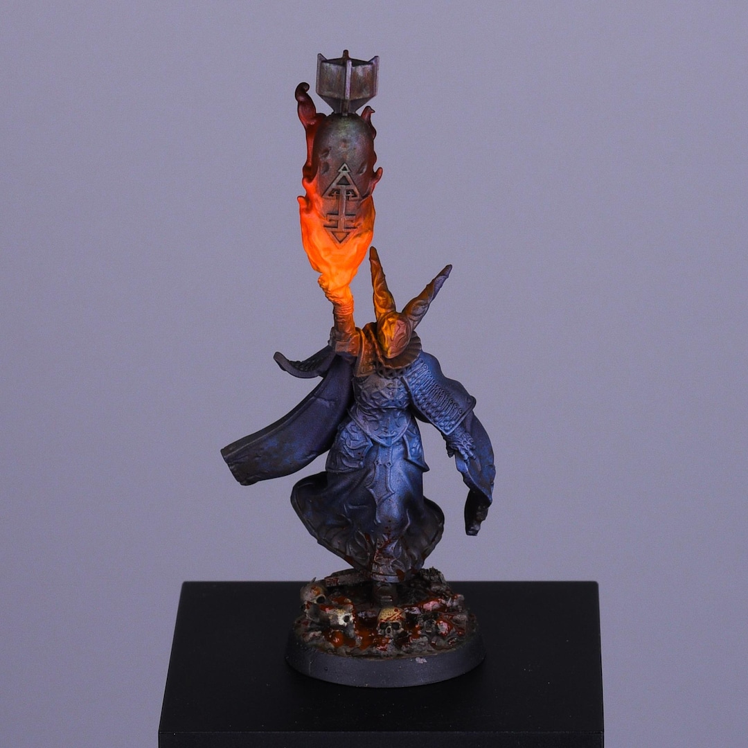 Premium Painted Artillery Witch Miniature From Trench Crusade, a ...