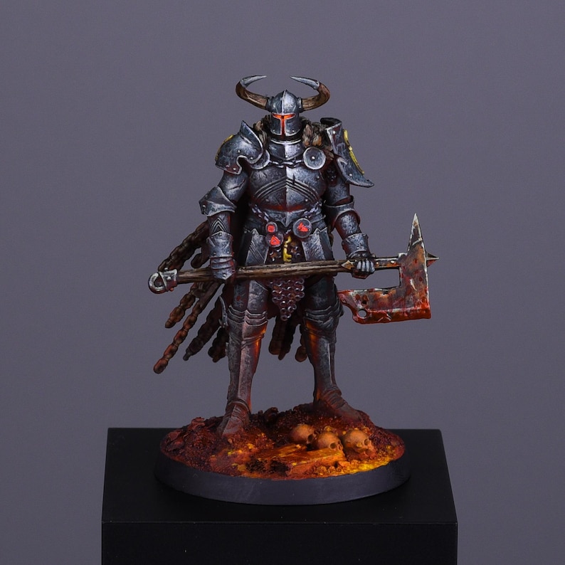 Hand-painted Hell Knights From Court of the Seven Headed Serpent ...