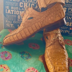 Fennix Alligator Shoes SZ10 and Fennix Alligator Belt SZ36 - Etsy