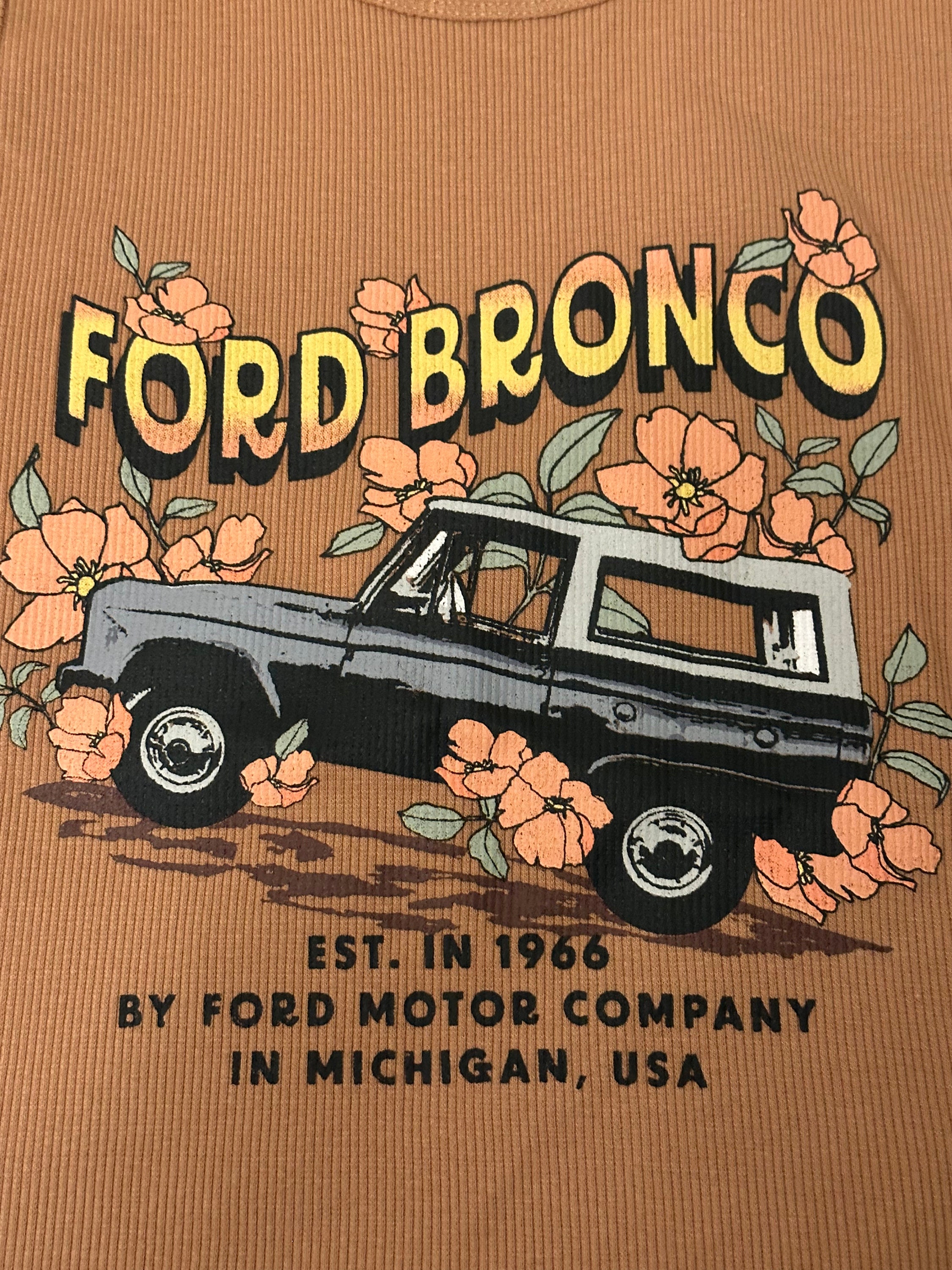 NEW FORD Bronco Tank Top Vintage Style Womens Size Medium - Etsy