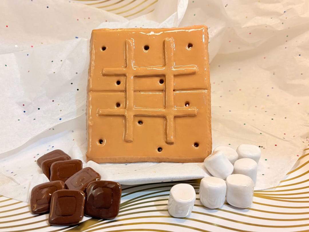 Smores Themed Tic Tac Toe Board - Etsy