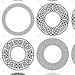 157 SVG DXF Celtic Round Pattern Ornament Bundle for Laser Engrave, CNC ...