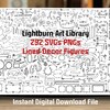 600 SVG Borders Lightburn Art Library .lbart Files for Laser Engrave ...