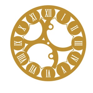 Steampunk Wall Clock Faces and Hands Bundle SVG Dxf Eps File for Cricut ...