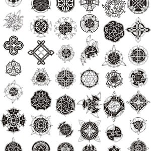 151 SVG Dxf Celtic Pattern Ornament Bundle Laser Engrave Silhouette - Etsy