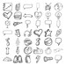 333 Svg Dxf Doodles Outline Clipart Bundle for Laser Engrave - Etsy