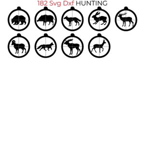 182 Svg Dxf Hunting Bundle for Laser Engrave With Index - Etsy