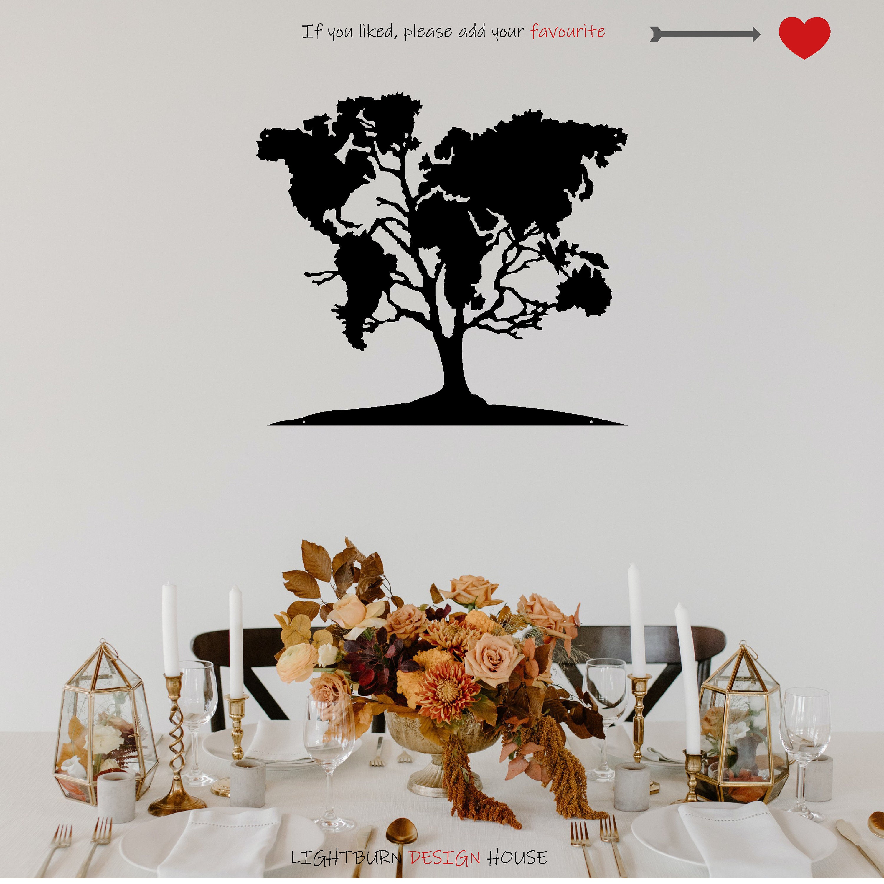 Tree Branch World Map SVG Dxf Png Pdf Eps Unframed Metal - Etsy