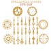 Steampunk Wall Clock Faces and Hands Bundle SVG Dxf Eps File for Cricut ...