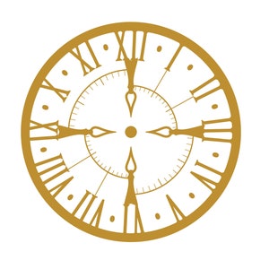 Steampunk Wall Clock Faces and Hands Bundle SVG Dxf Eps File for Cricut ...