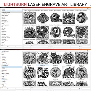 1900 Clipart Designs Lightburn Art Library (.lbart) Files for Laser ...