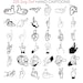 225 Svg Dxf Hands Bundle for Laser Engrave With Index - Etsy