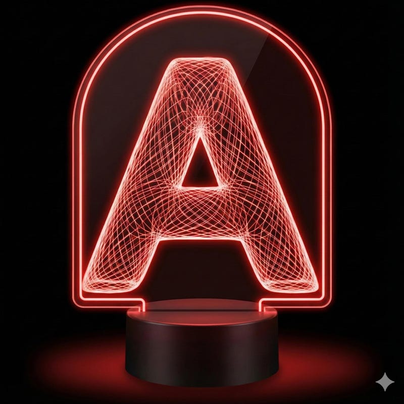 Lamp Letter - Etsy