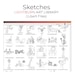 7000 Sketches Lightburn Art Library .lbart Files for Laser Engrave - Etsy