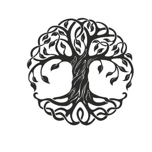 15 SVG DXF Tree of Life Bundle for Lightburn Laser Engrave - Etsy